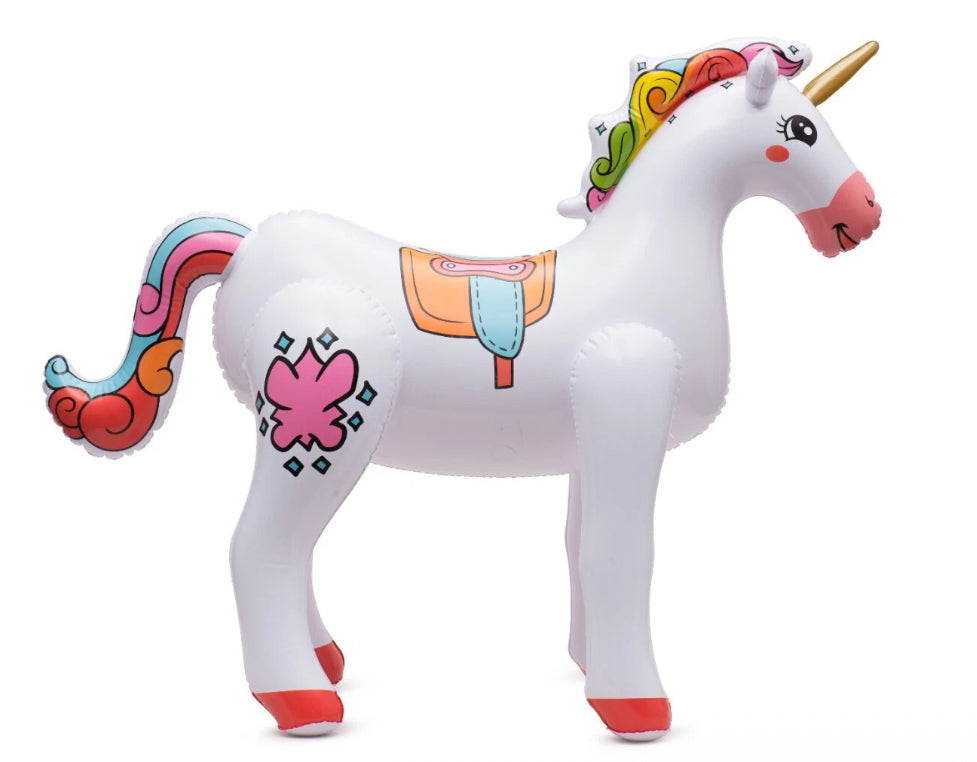 Life size inflatable unicorn 40” – Horseplaytoys